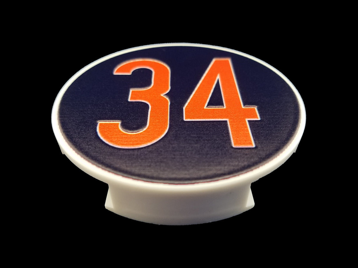 Chicago Football #34 Plate Disc
