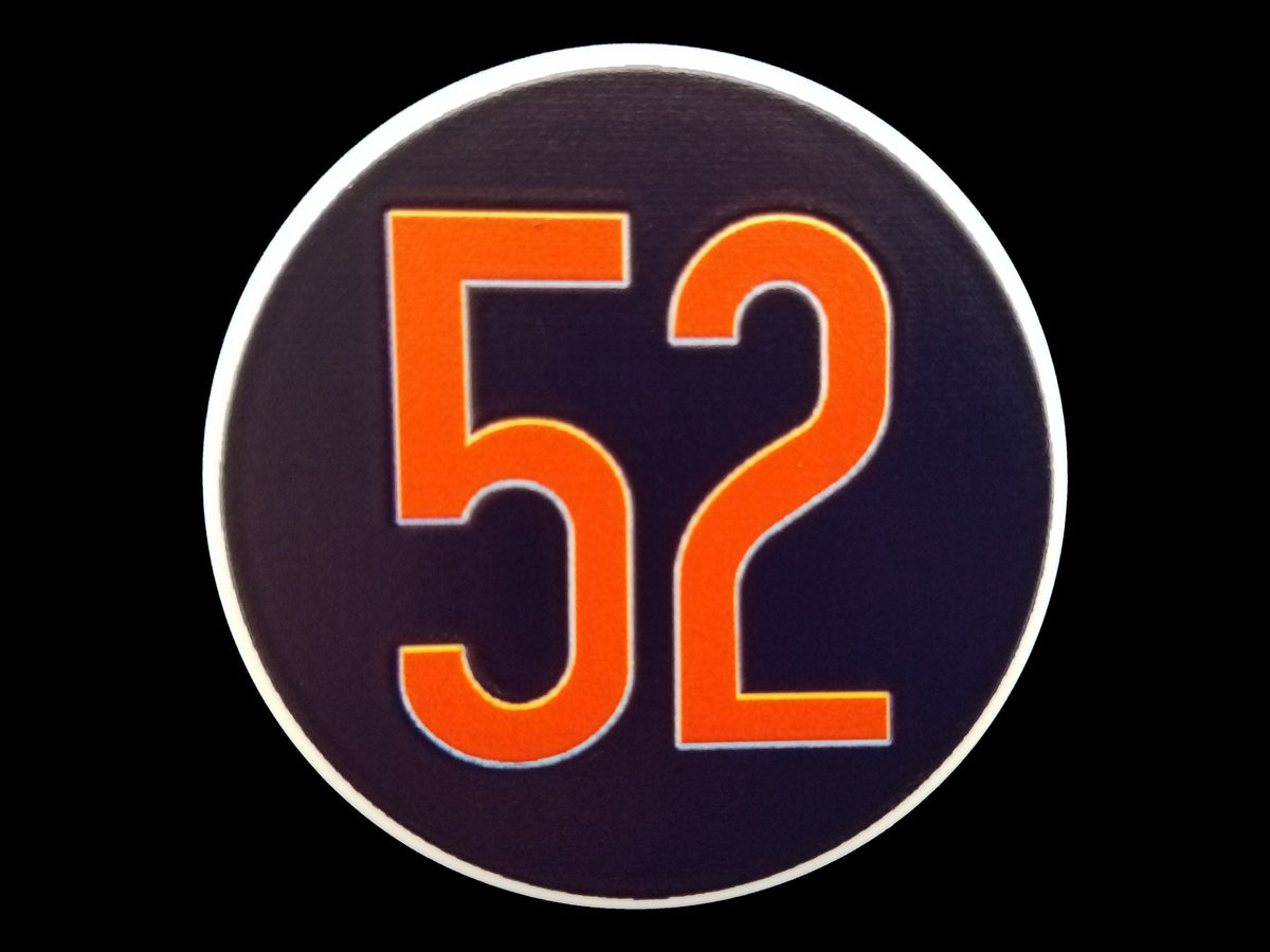 Chicago Football #52 Plate Disc