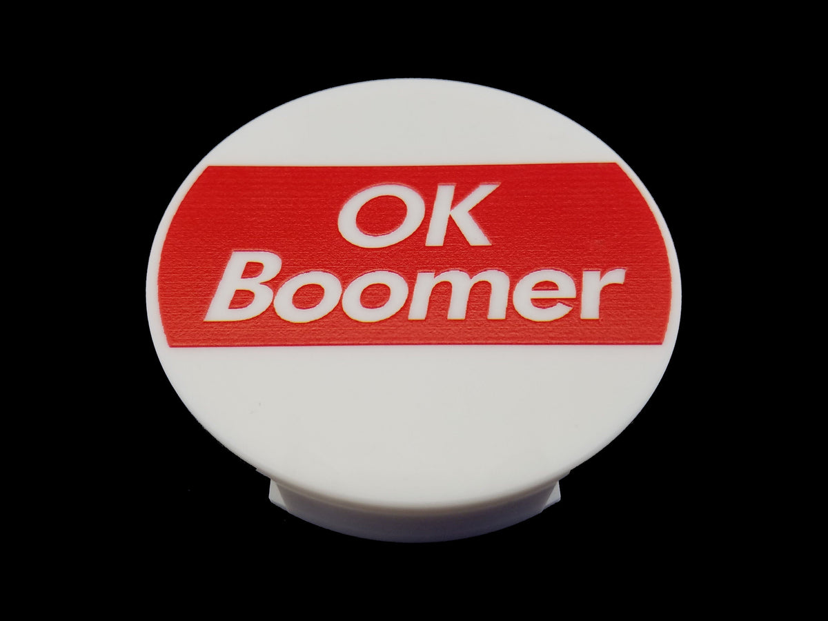 OK Boomer Red Stripe Plate Disc