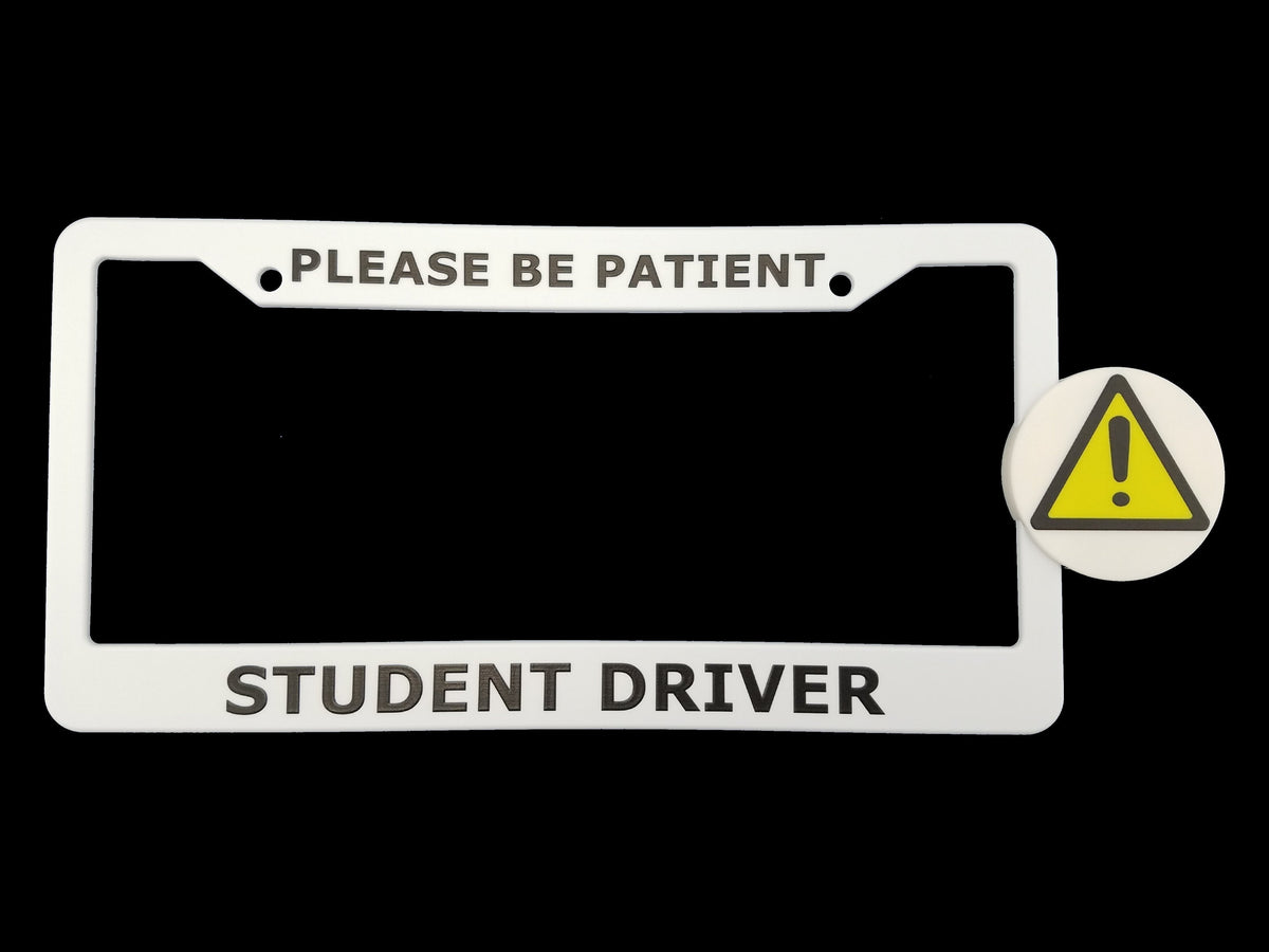 Student Driver Plate Disc and Frame